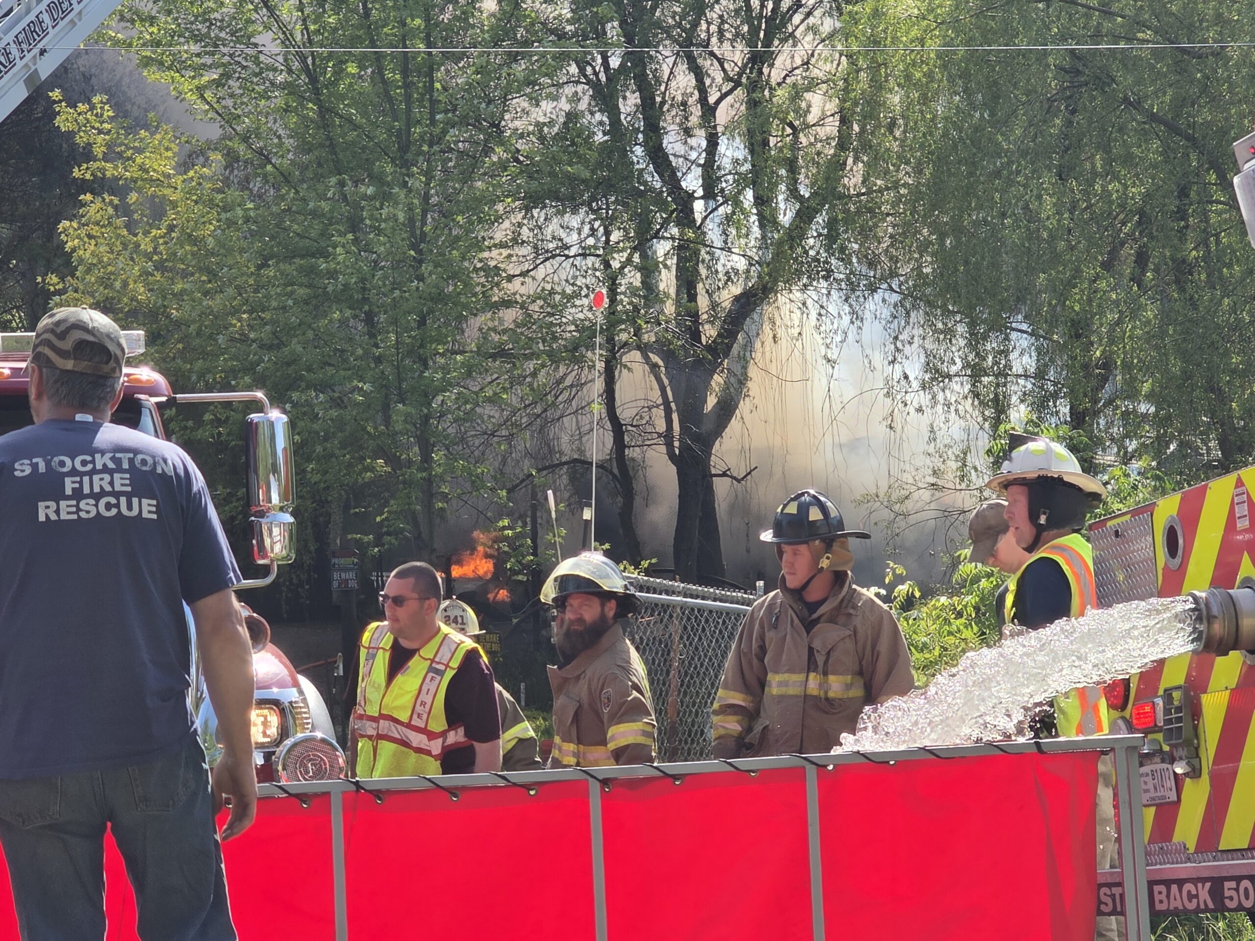 Fire destroys structure | News, Sports, Jobs - Observer Today